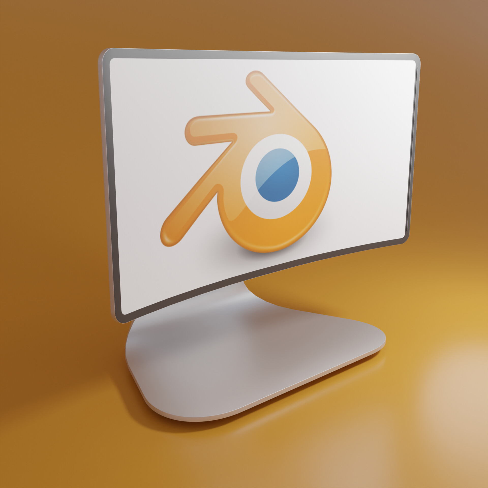 ArtStation - Curved Monitor