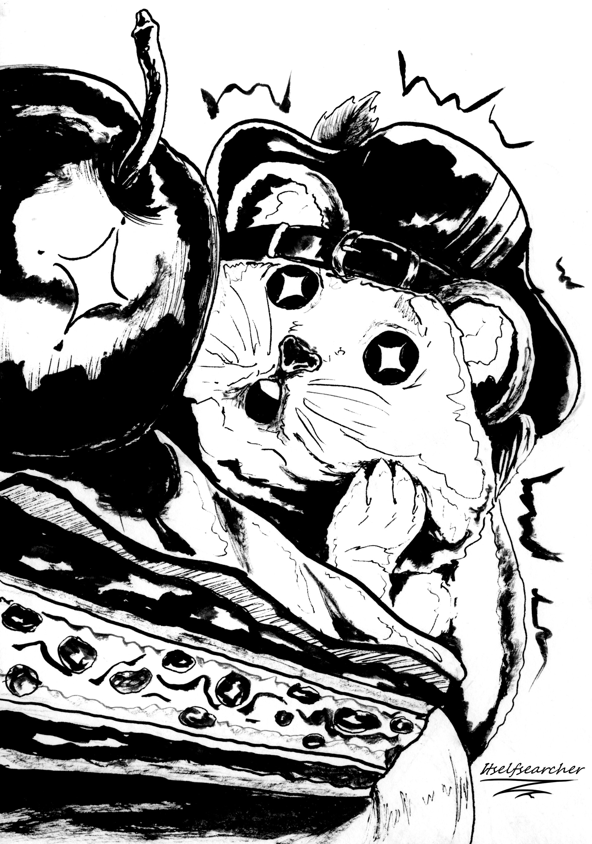 ArtStation - Inktober 2022 day27 Snack