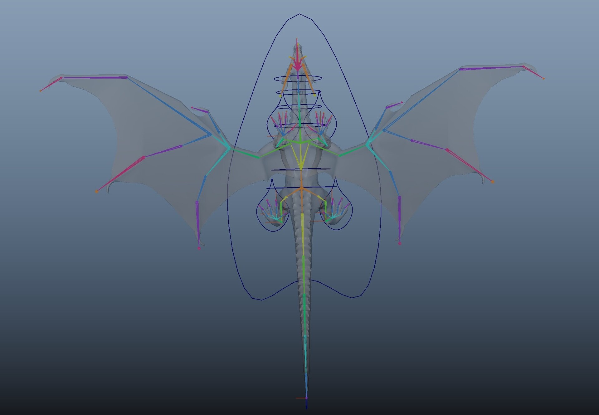 ArtStation - Rigged Dragon