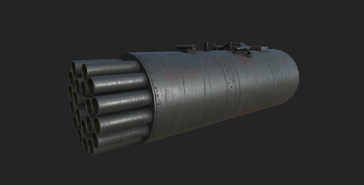 ArtStation - B-8V20A rocket launcher