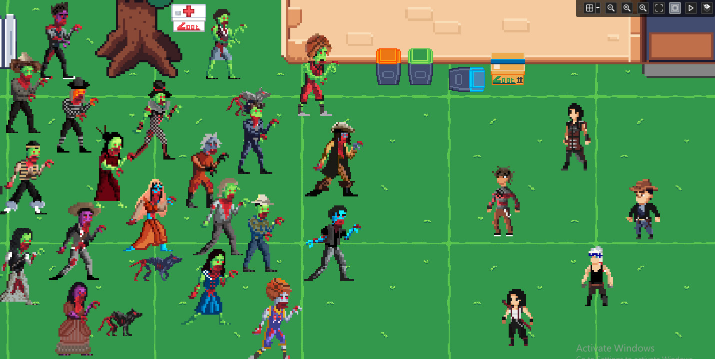 ArtStation - Zombies sprites