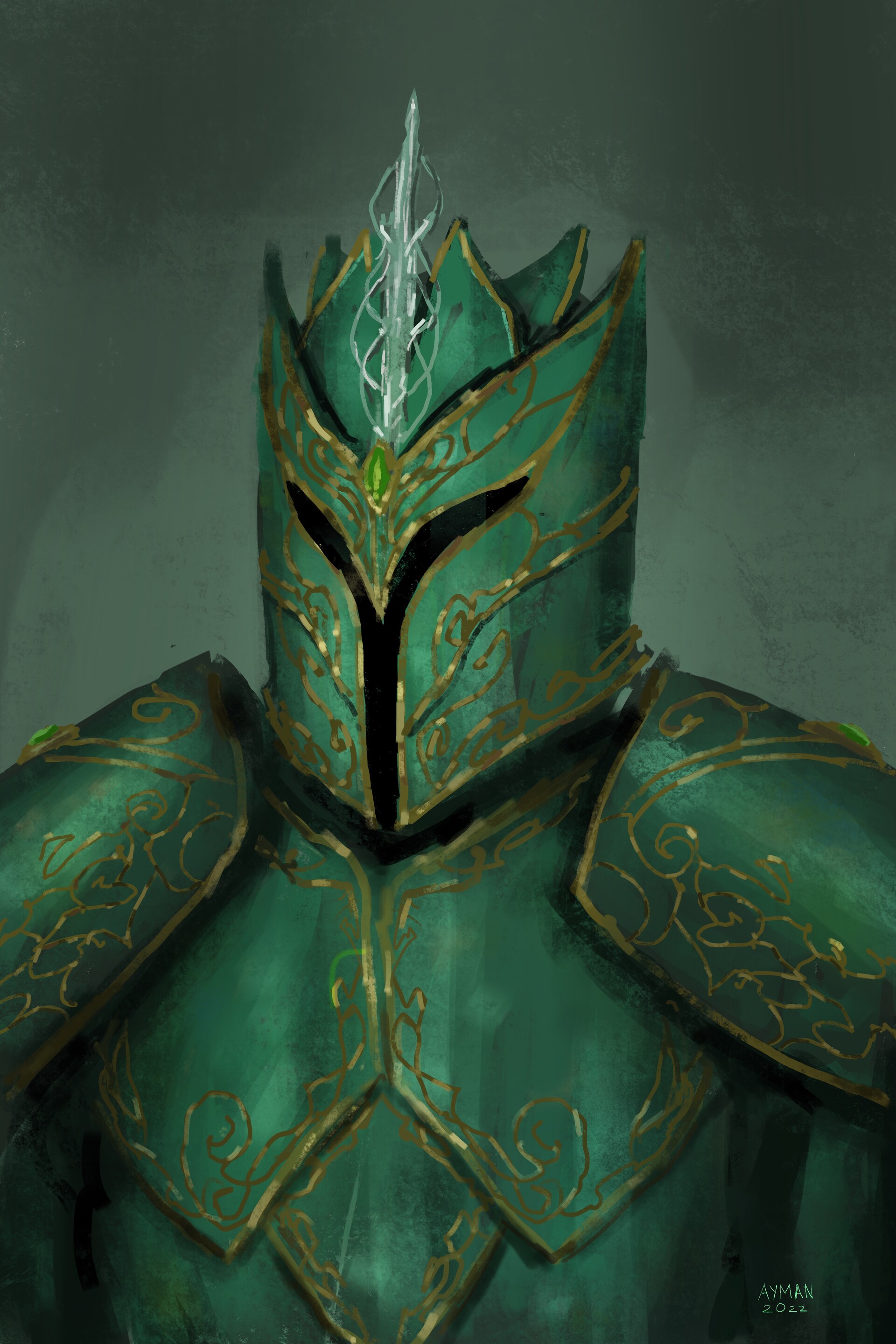 ArtStation - Emerald Knight