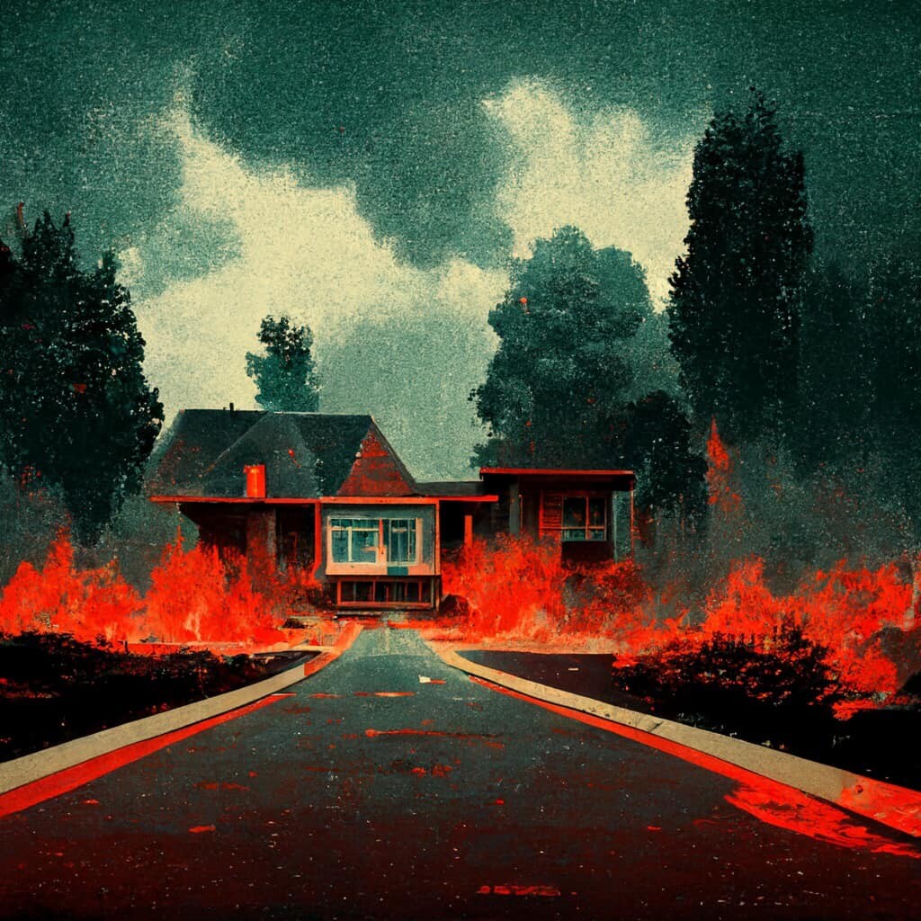 ArtStation - Suburban Hell