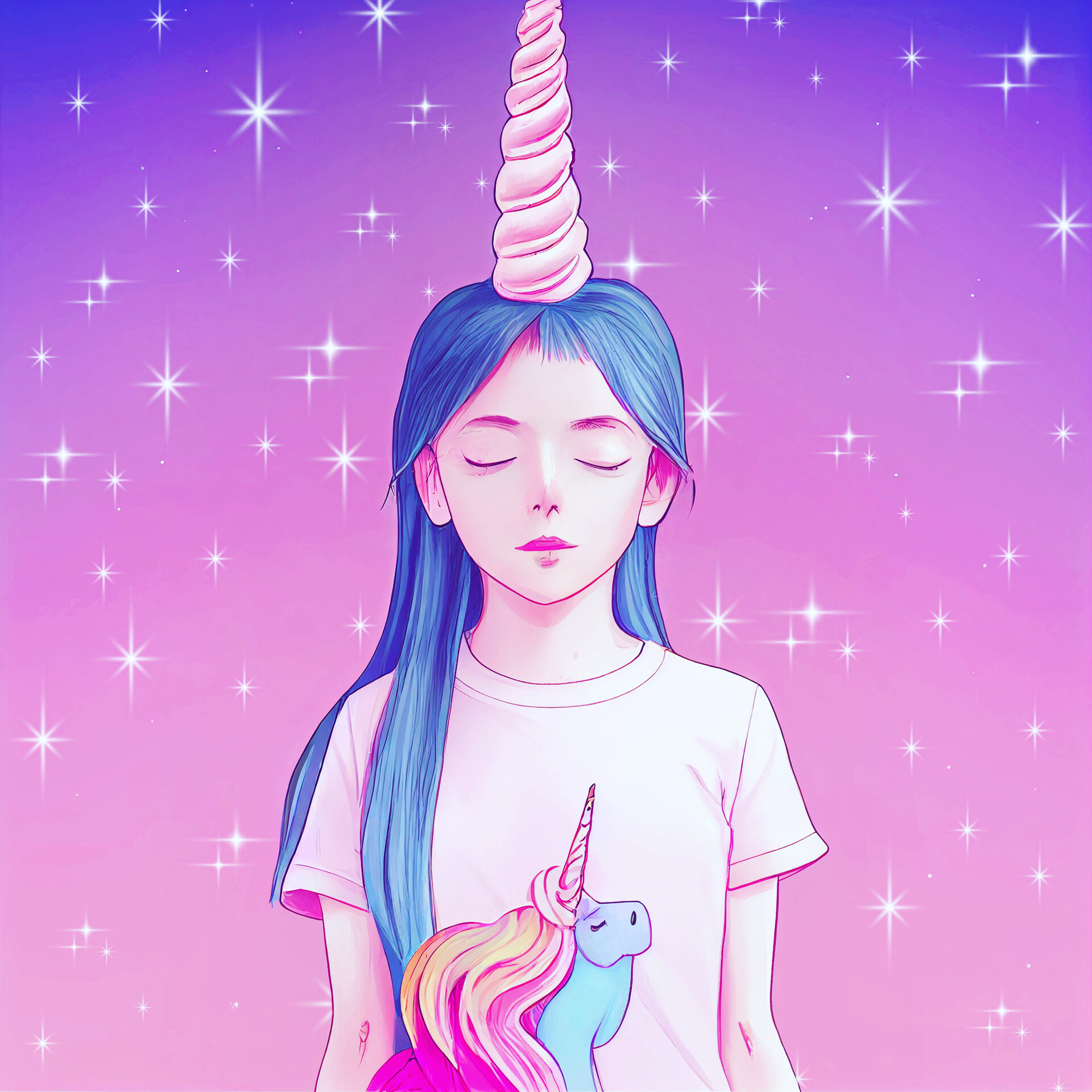ArtStation - Unicorn girl 23