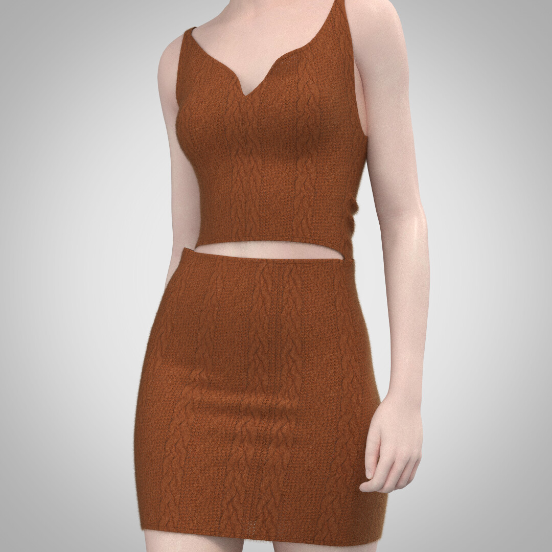 ArtStation - 3 - Knit two piece