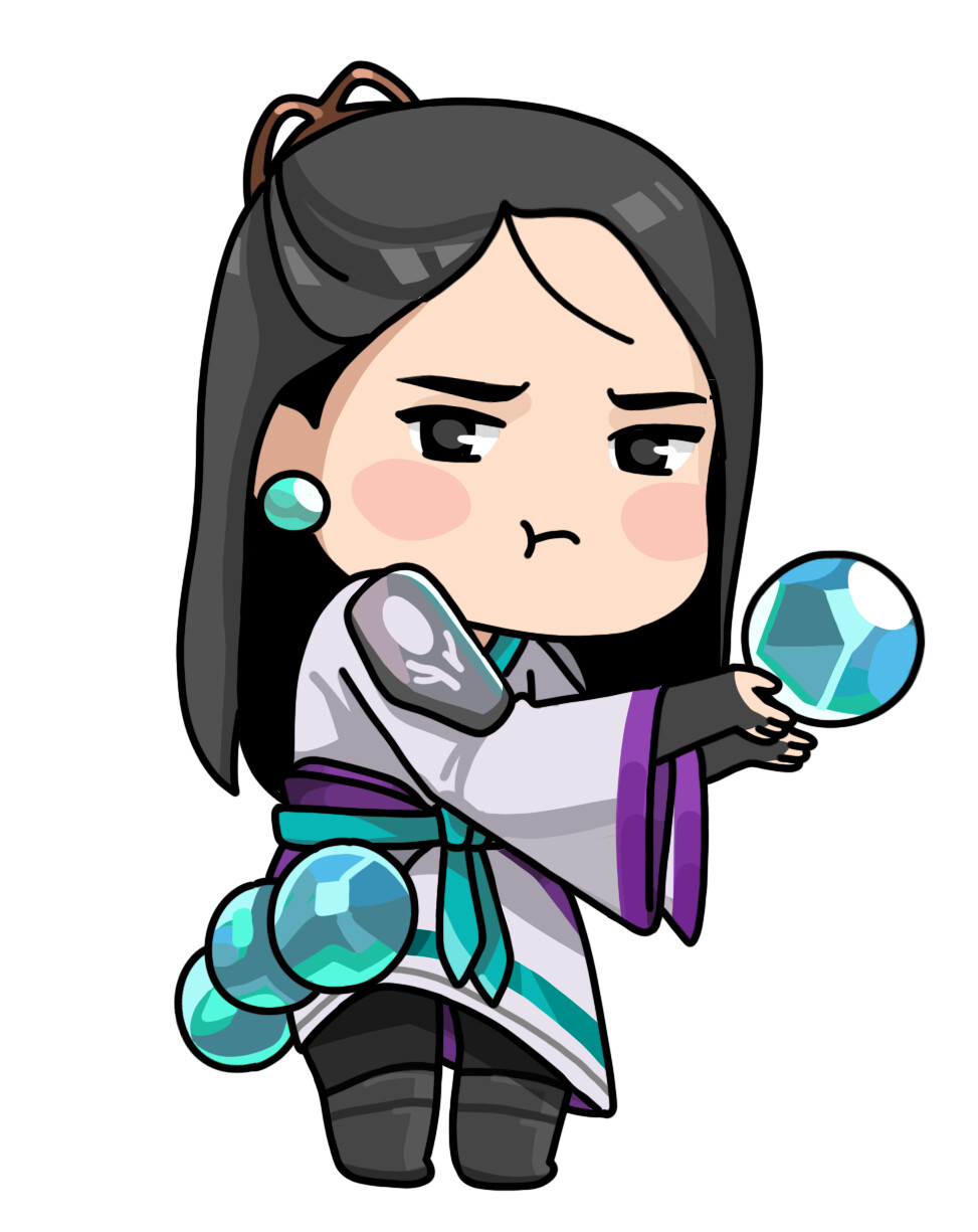 Kana - Valorant| Chibi Sticker Commission