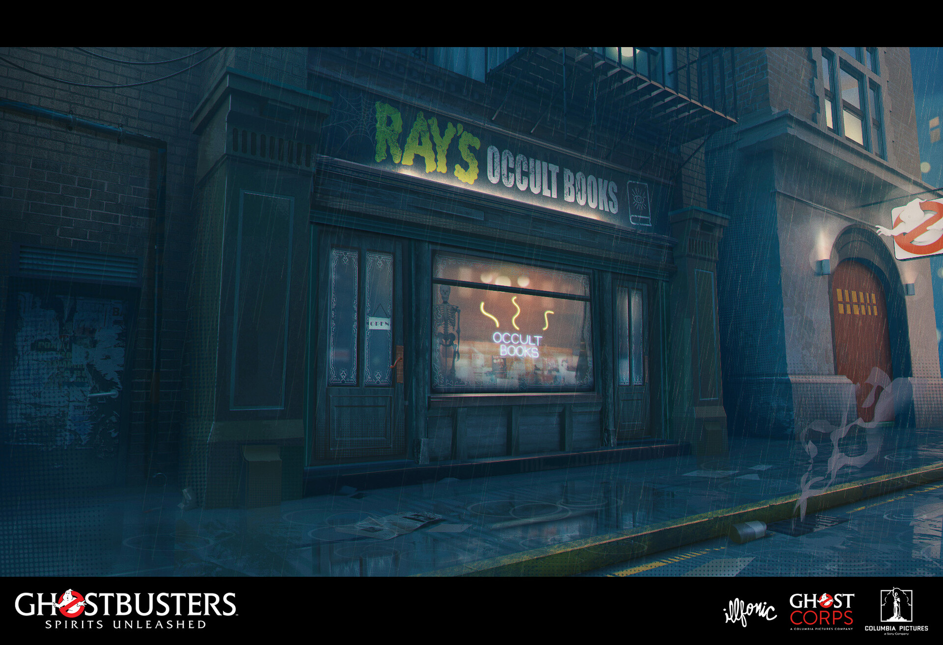 Andy Walsh - Ghostbusters - Spirits Unleashed Concept Art #1