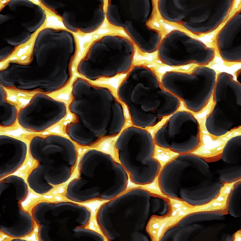 ArtStation - Tileable lava and stone textures