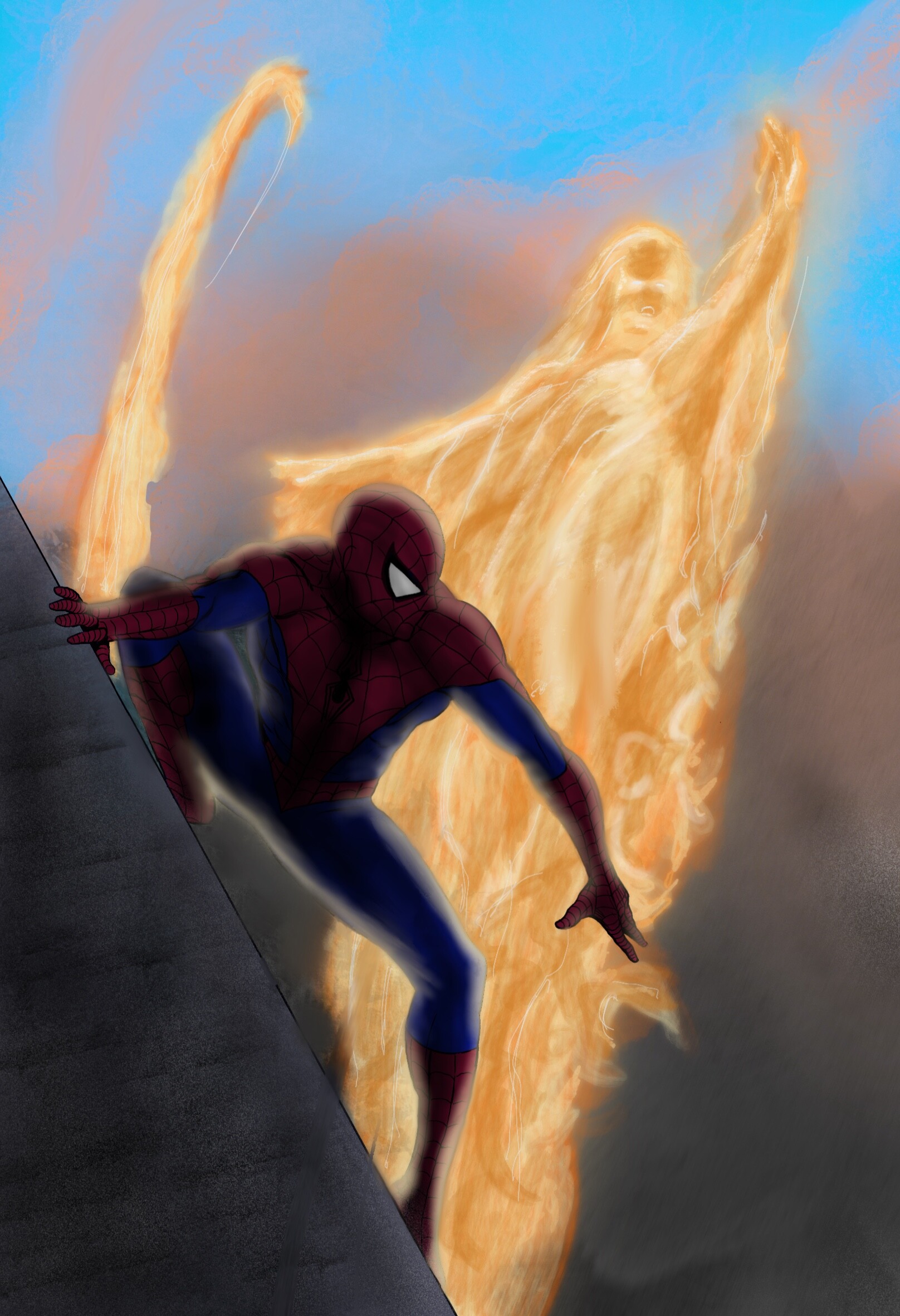 ArtStation - Spidey and Torch