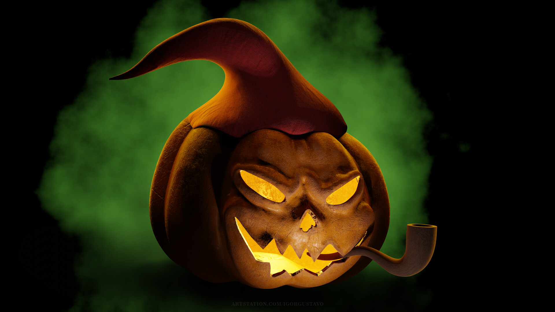 ArtStation - Halloween Pumpkin