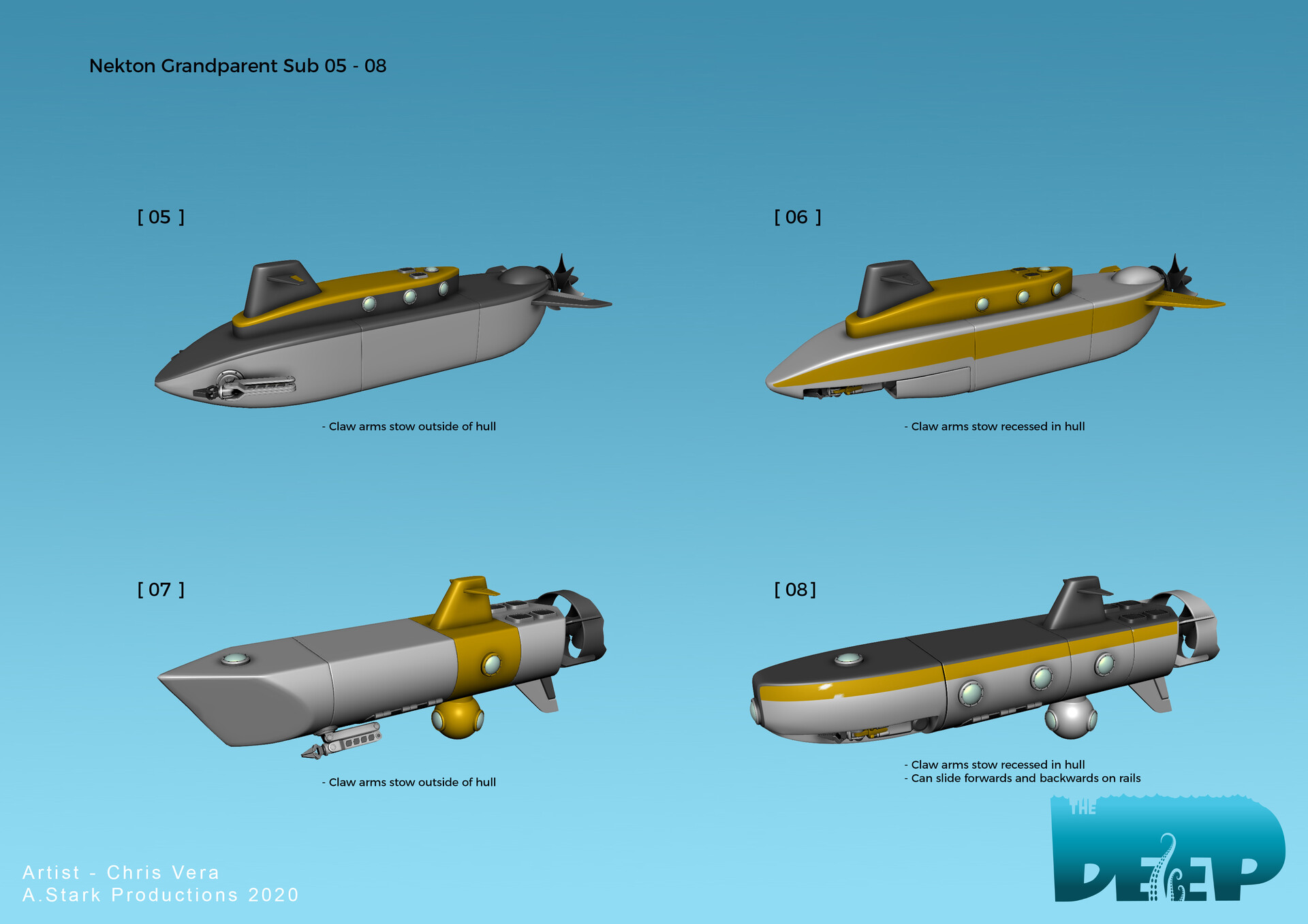Cartoon Submarine By Exstudios Videohive Animation Submarine