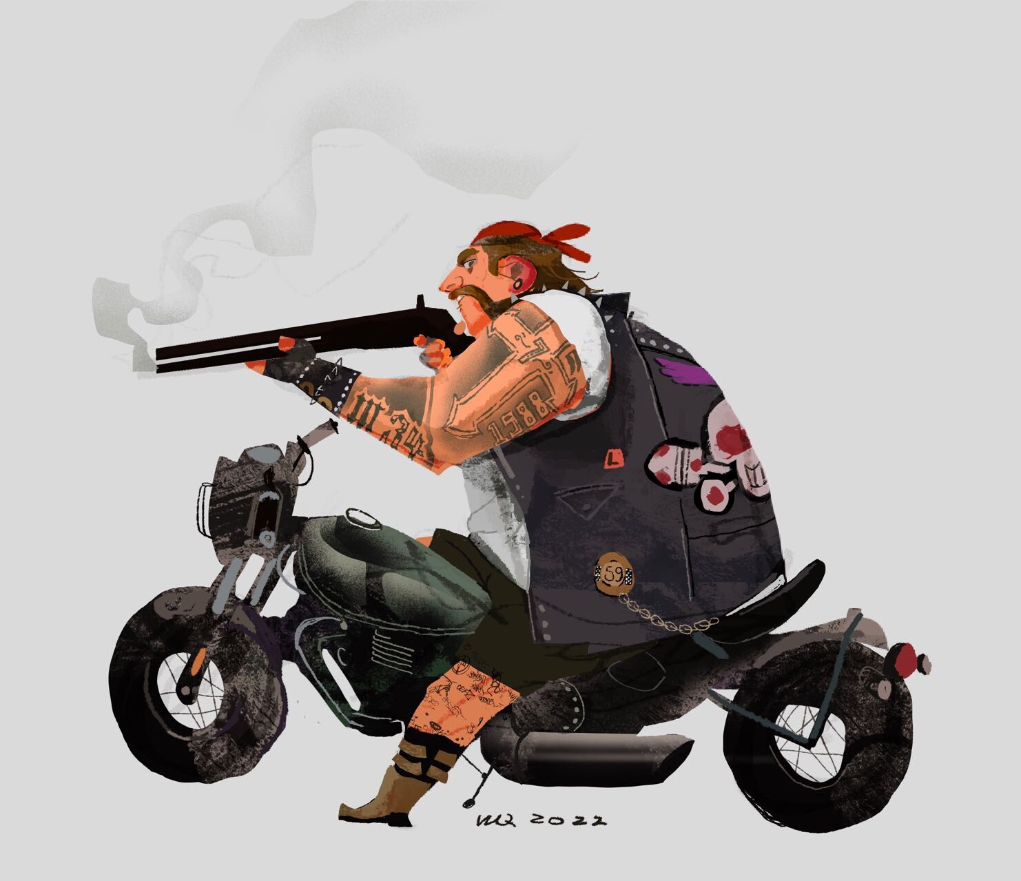 ArtStation - motorcycle