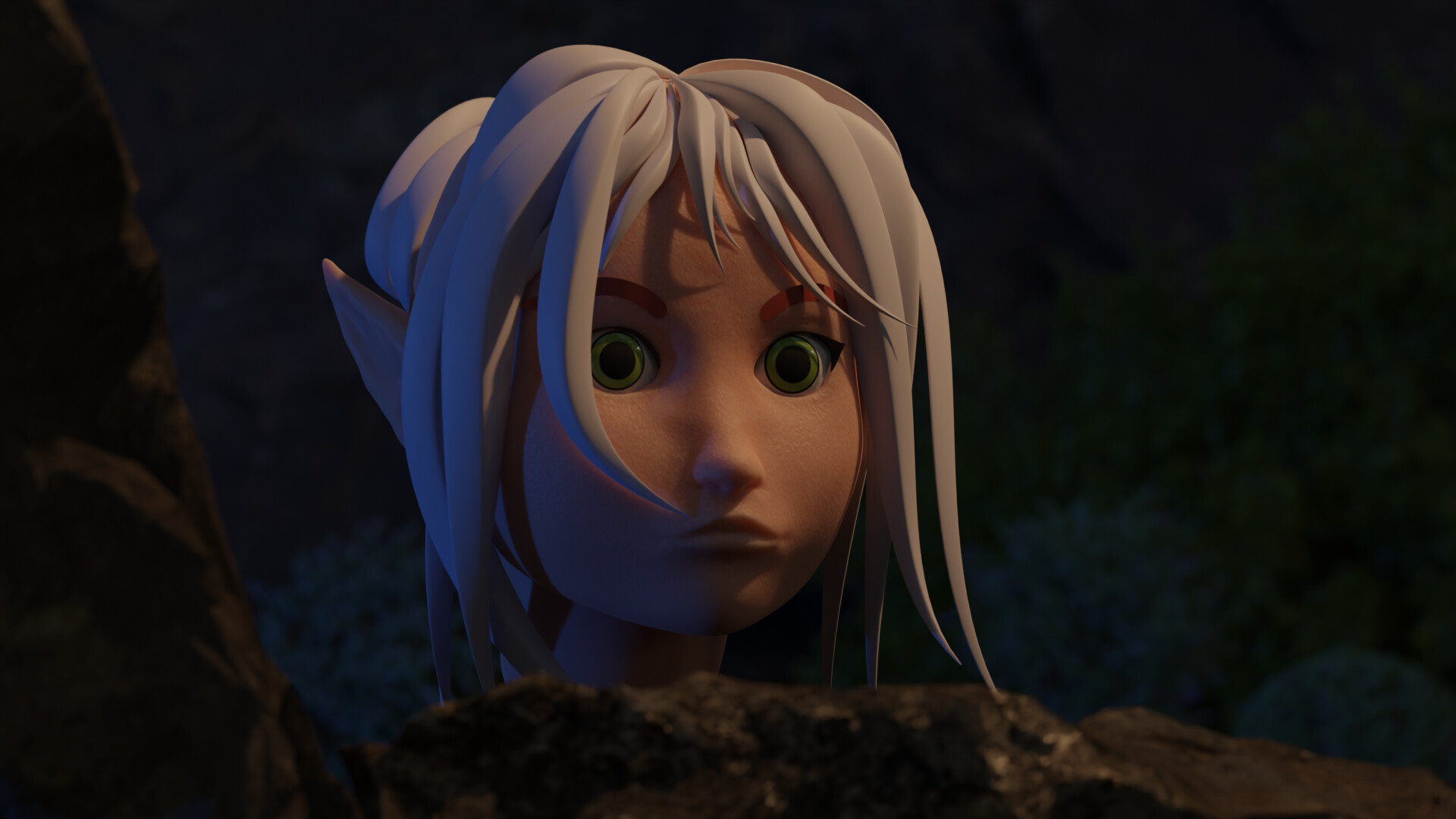 ArtStation - My first unfinished character head...XD