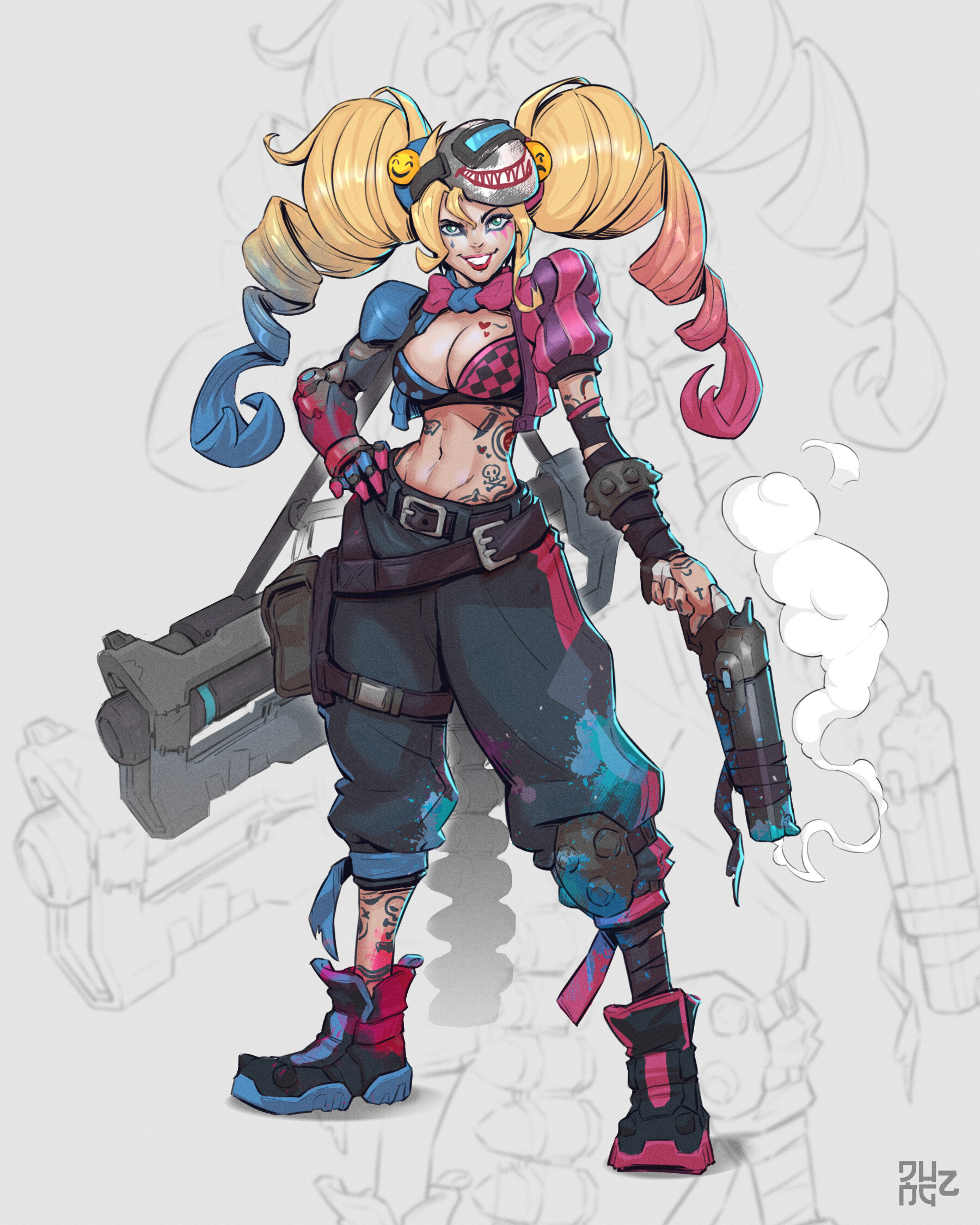 ArtStation - Fighting Clowns - CDC challenge