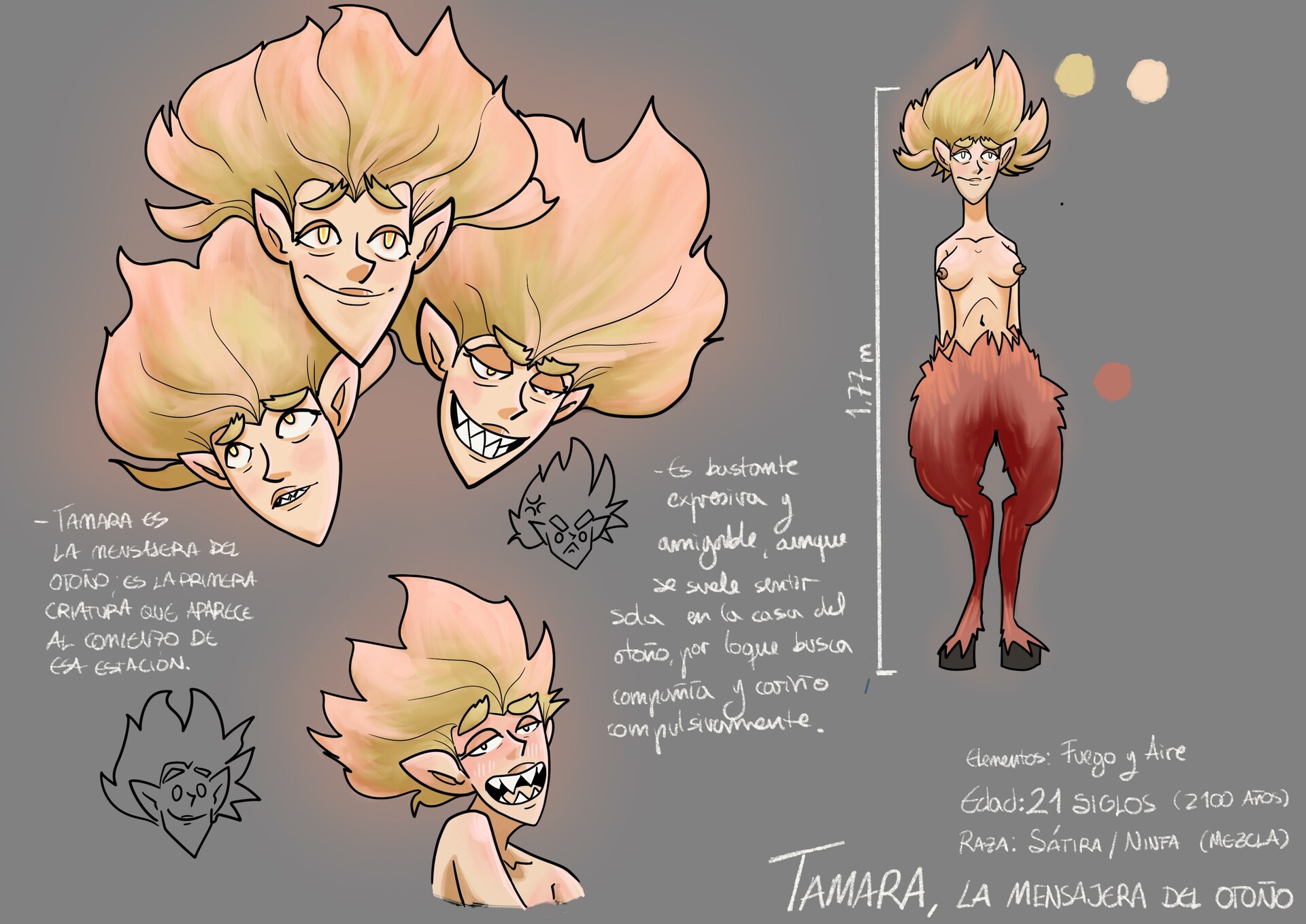 ArtStation - Tamara, la mensajera del Otoño