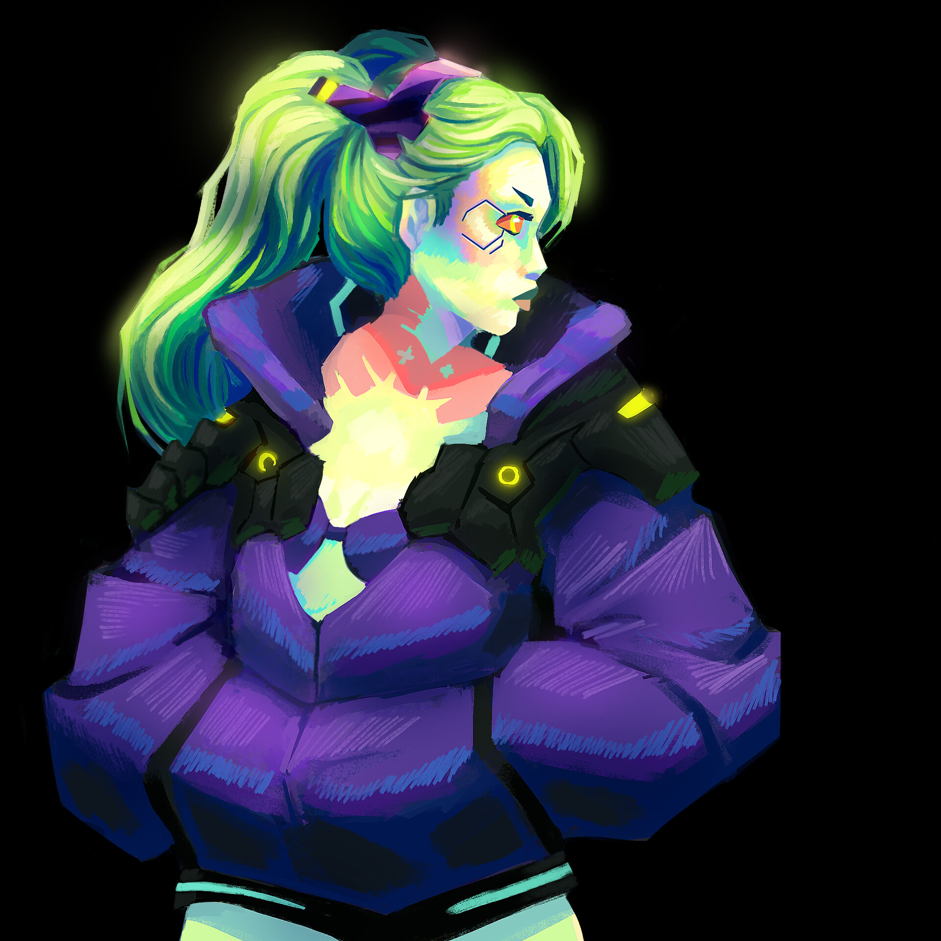 ArtStation - Rebecca - Cyberpunk: Edgerunners