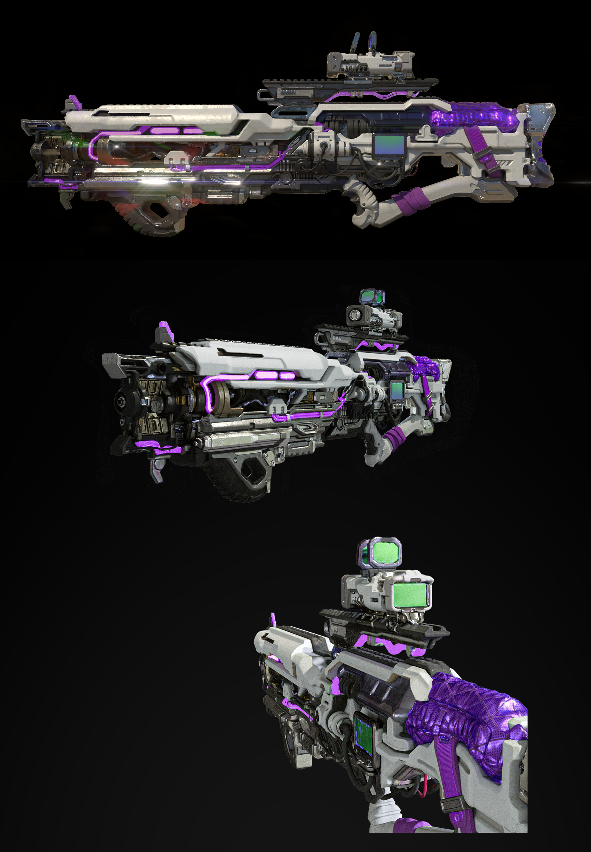 ArtStation - cyberpunk__weapon