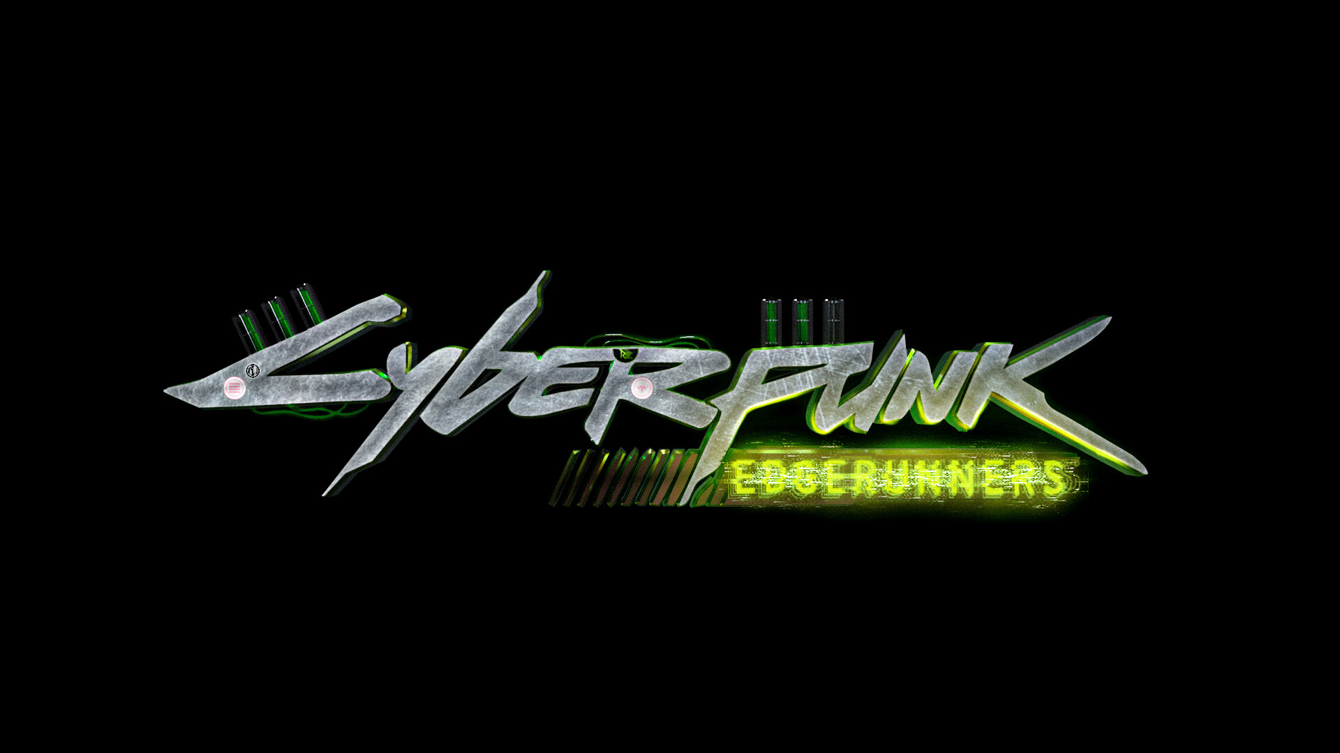 ArtStation - CYBERPUNK EDGERUNNERS 3D LOGO REWORK - LARS
