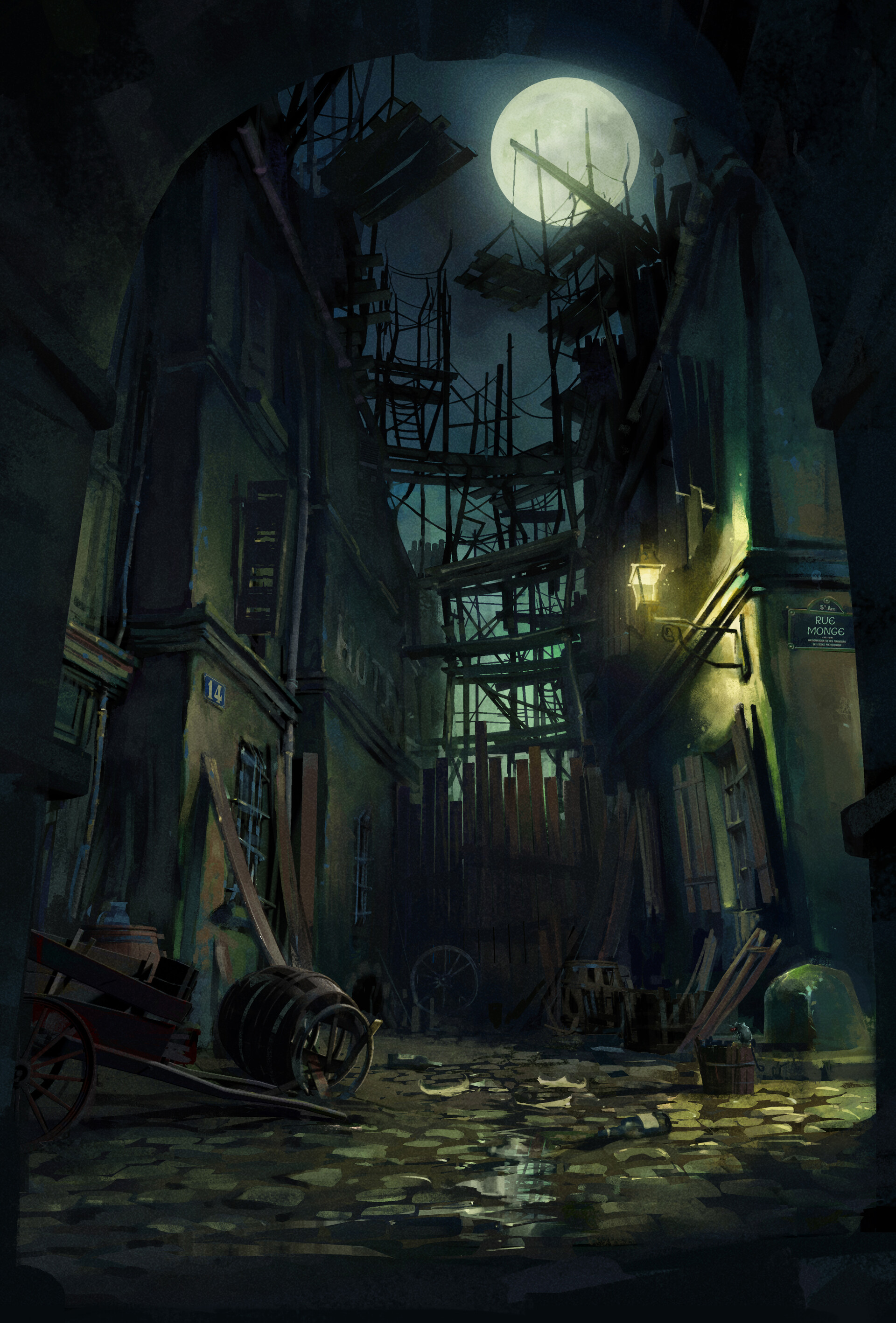 ArtStation - Dark street