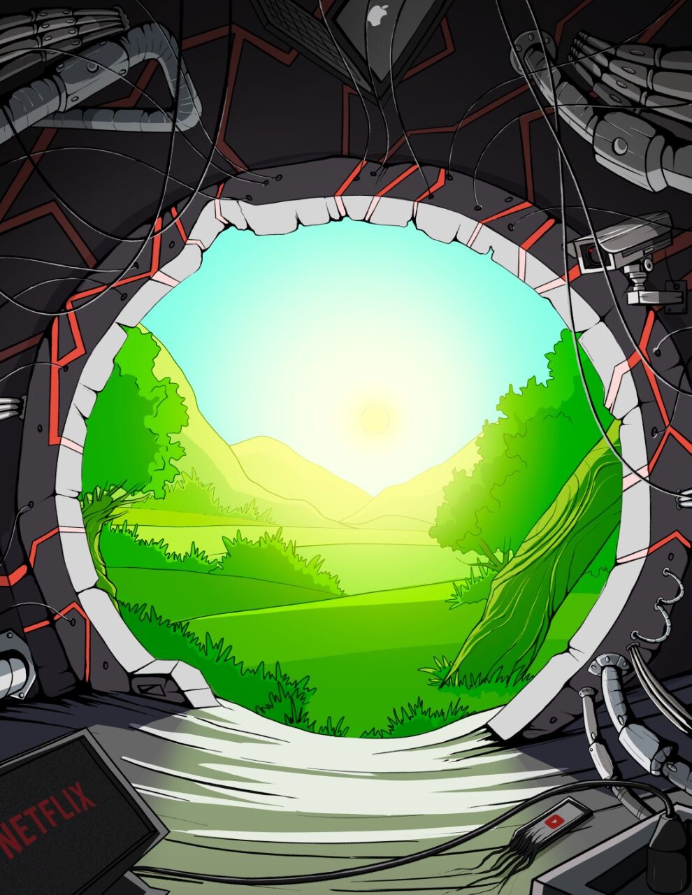 ArtStation - Technology vs Real life