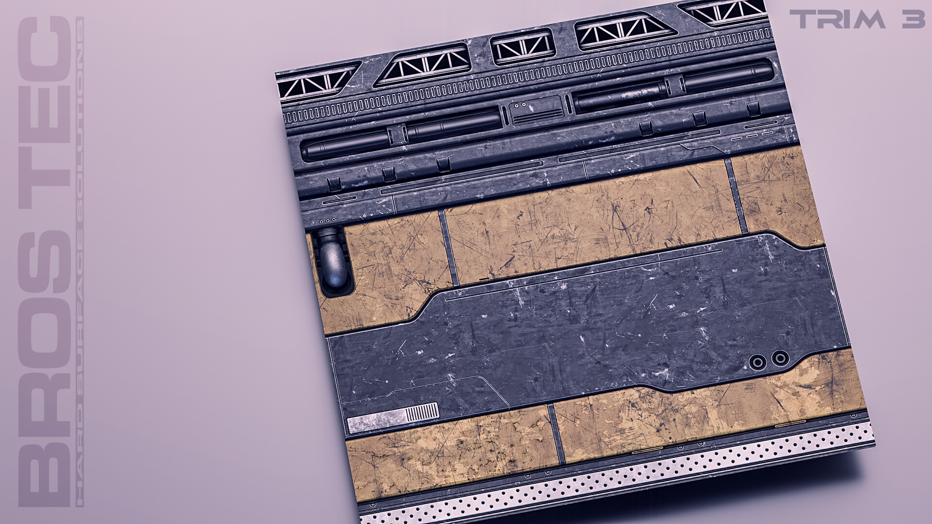 Blender Bros - SciFi Trim Sheets and Decals