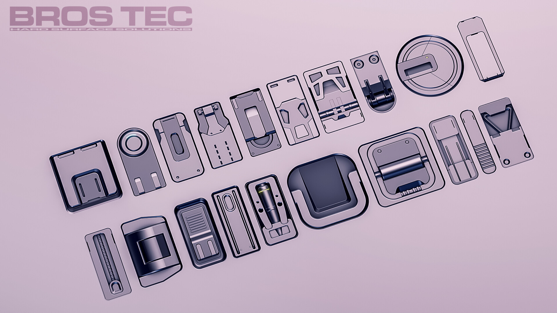 Blender Bros - SciFi Trim Sheets and Decals