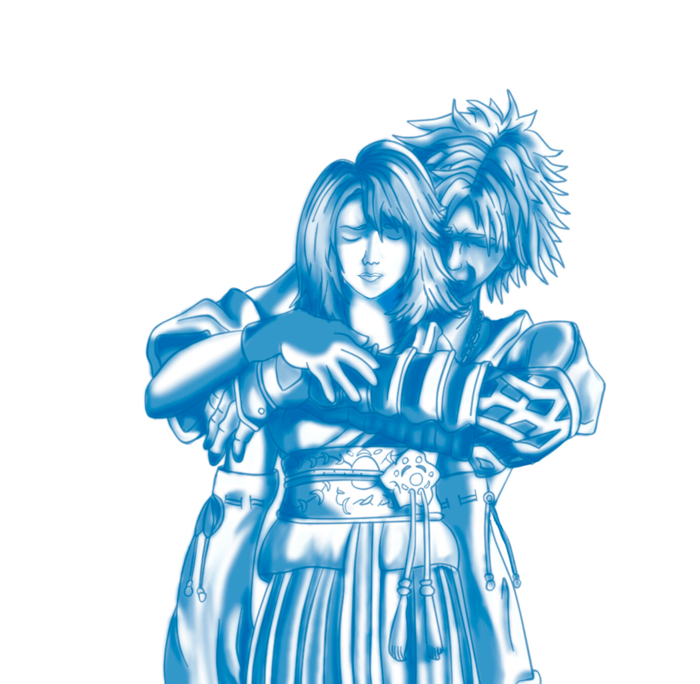 Herman Tellez - Yuna and Tidus Macalania Woods