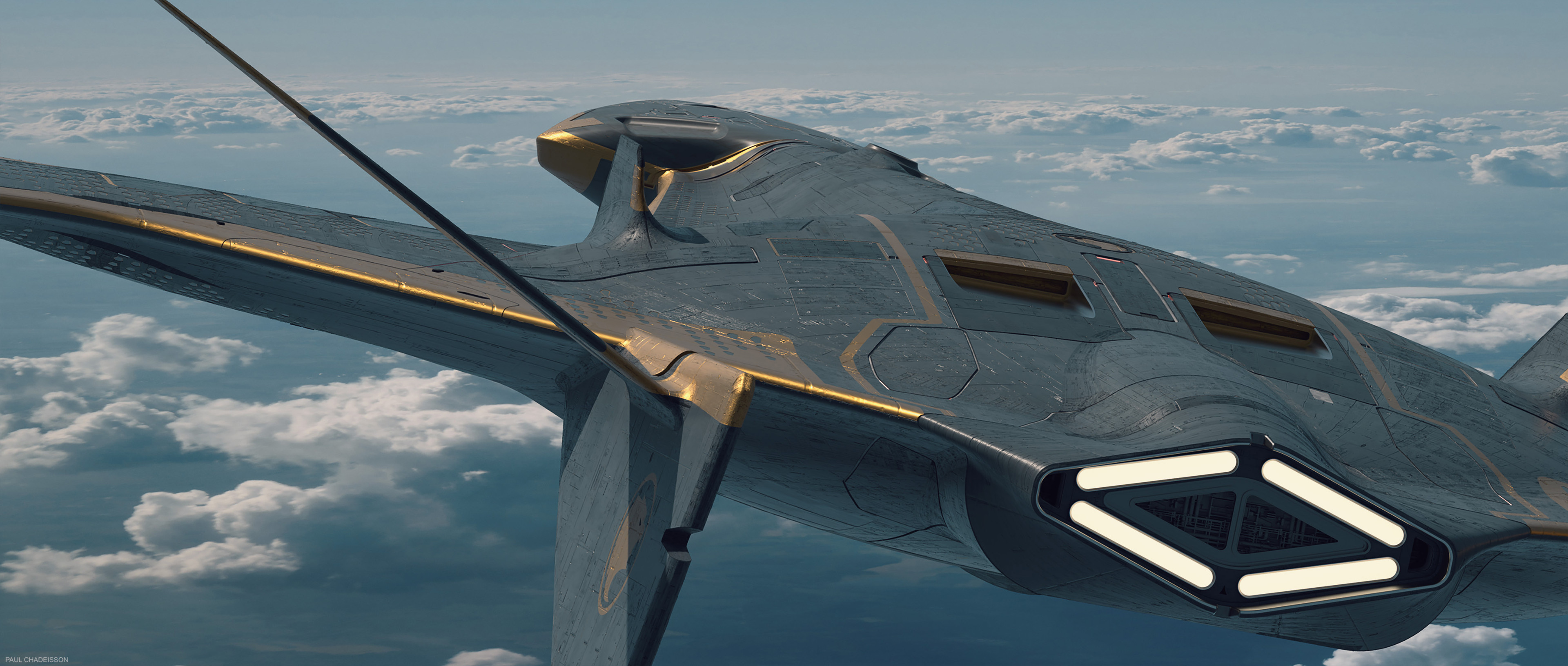 Paul Chadeisson - Black Adam | Hawk cruiser