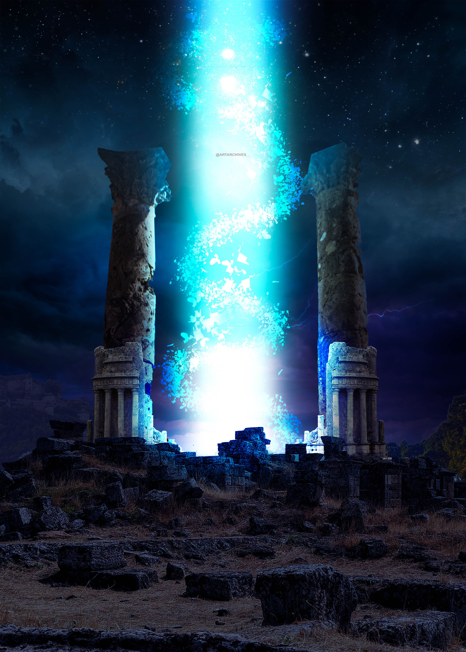 ArtStation - Glowing Portal