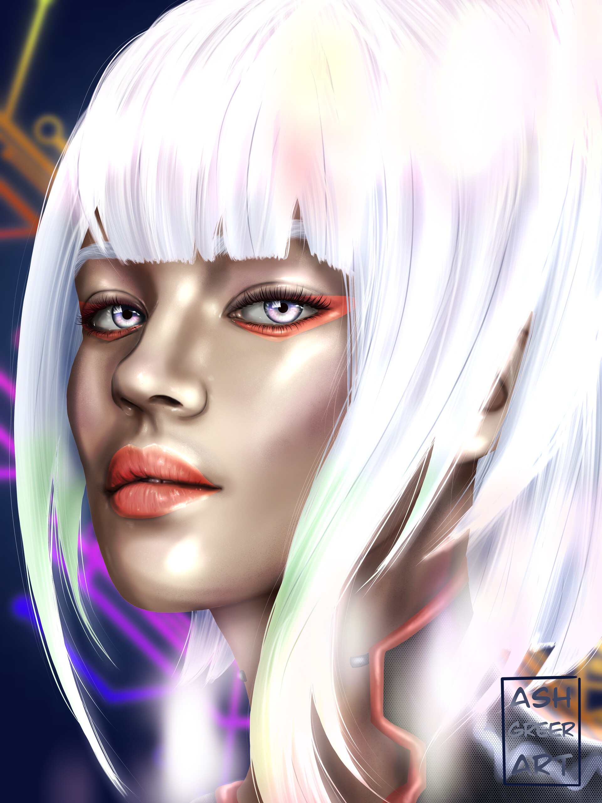 ArtStation - Cyberpunk Lucy