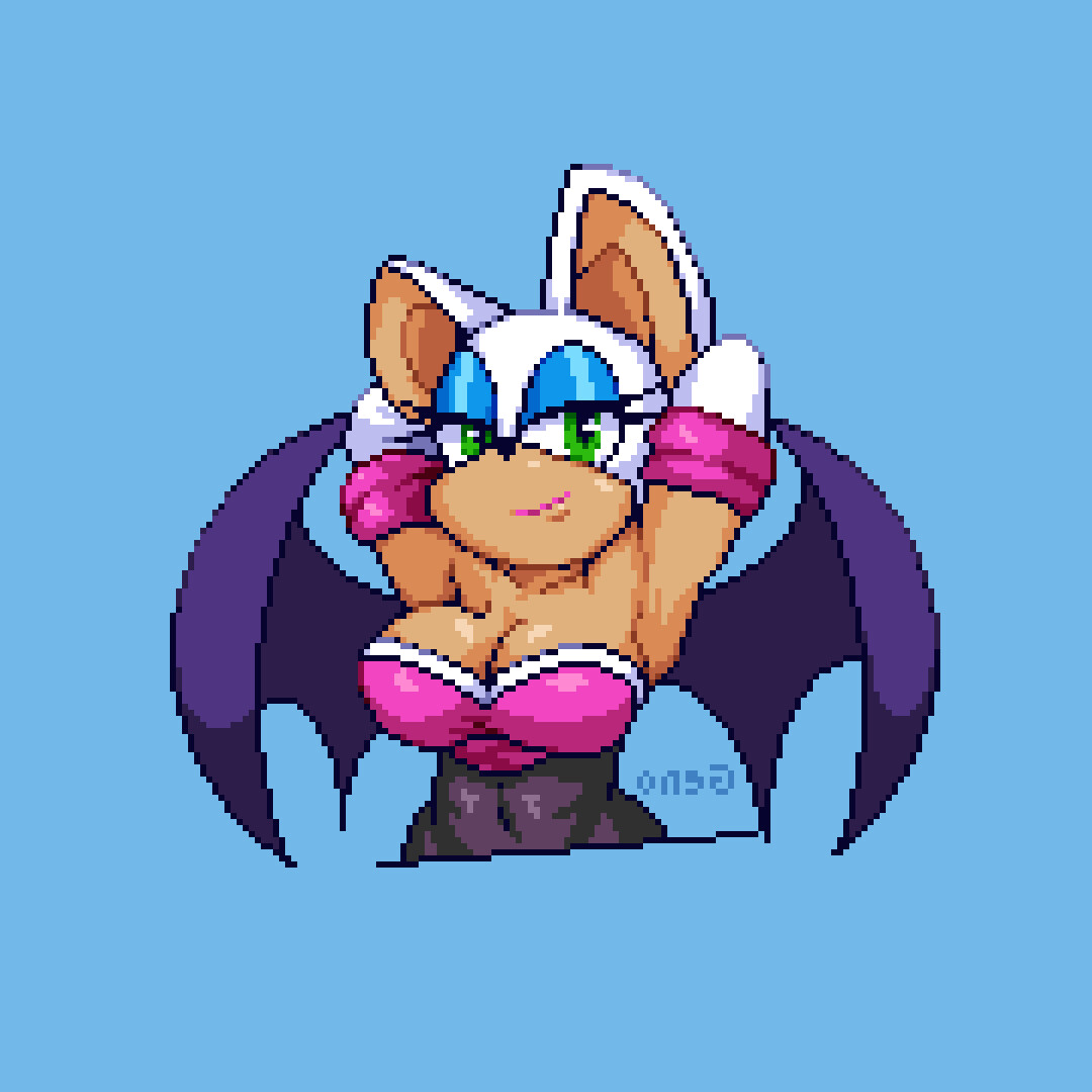 ArtStation - Rouge The Bat Pixelart