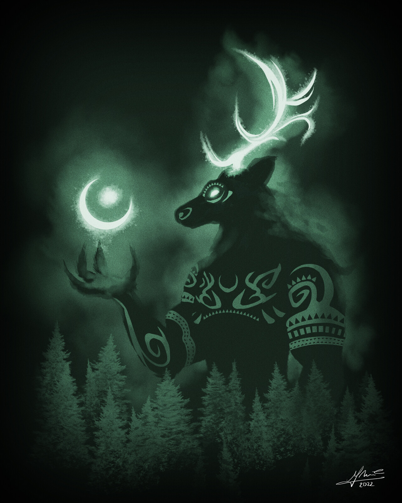 Art of Manuel J. Noreña C. - Spirit of the Forest