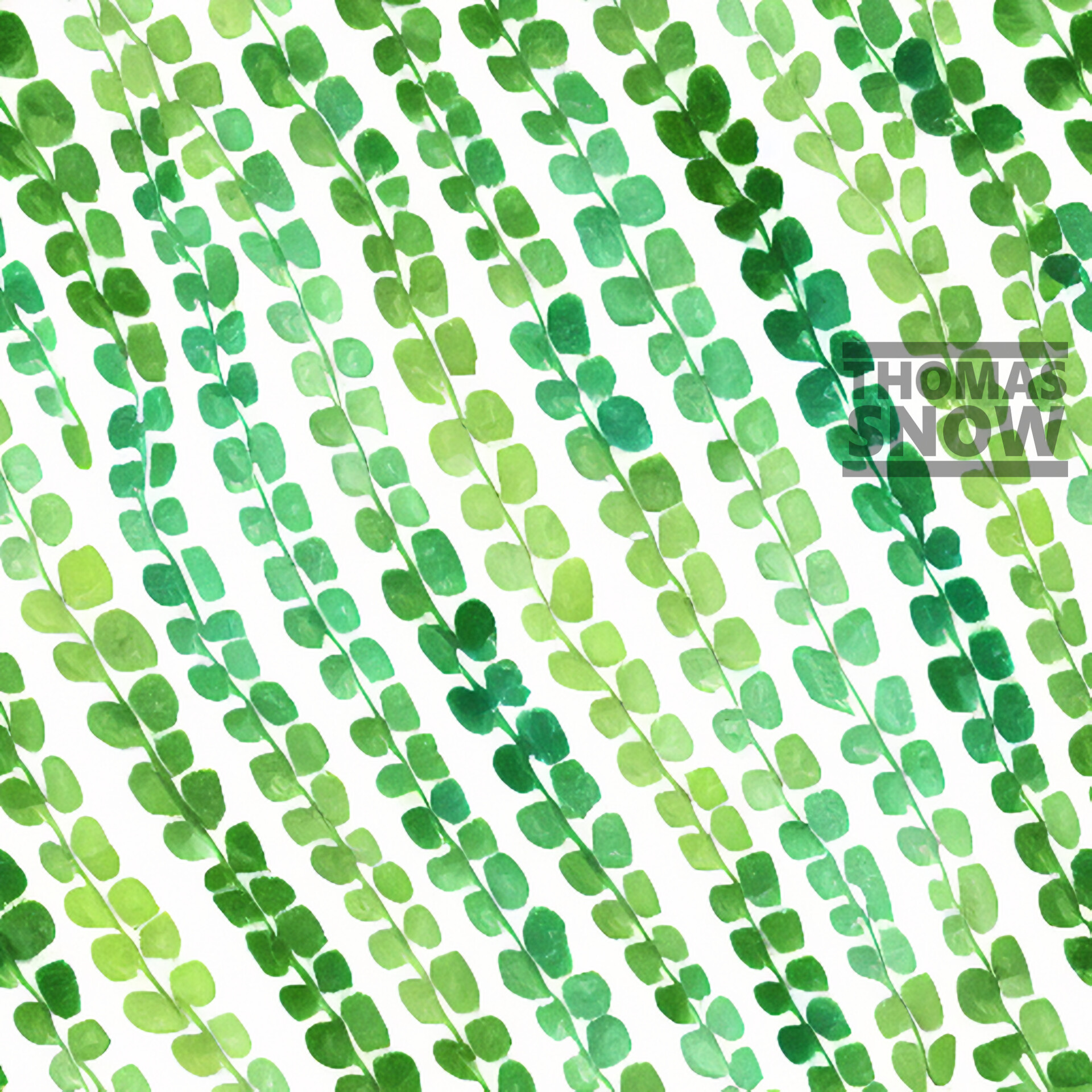 Thomas Snow - "Ferns and vines" seamless pattern collection