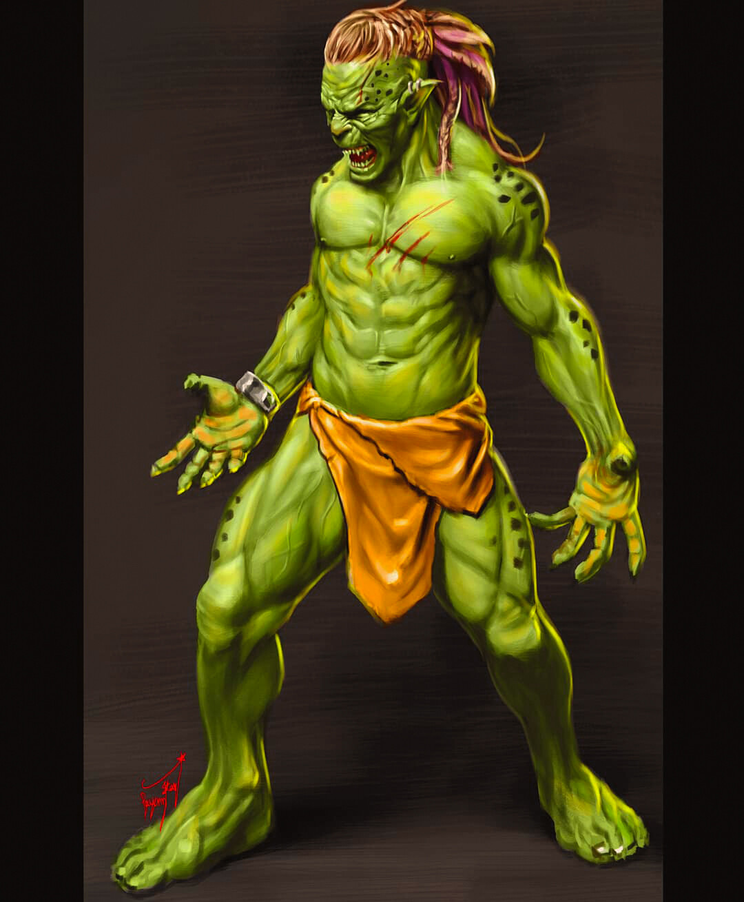 ArtStation - angry orc