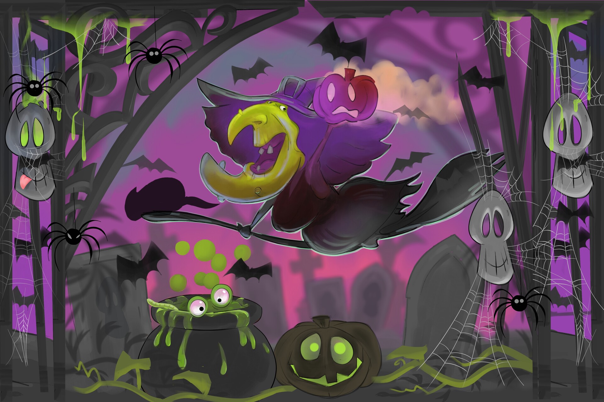 ArtStation - Witch scene