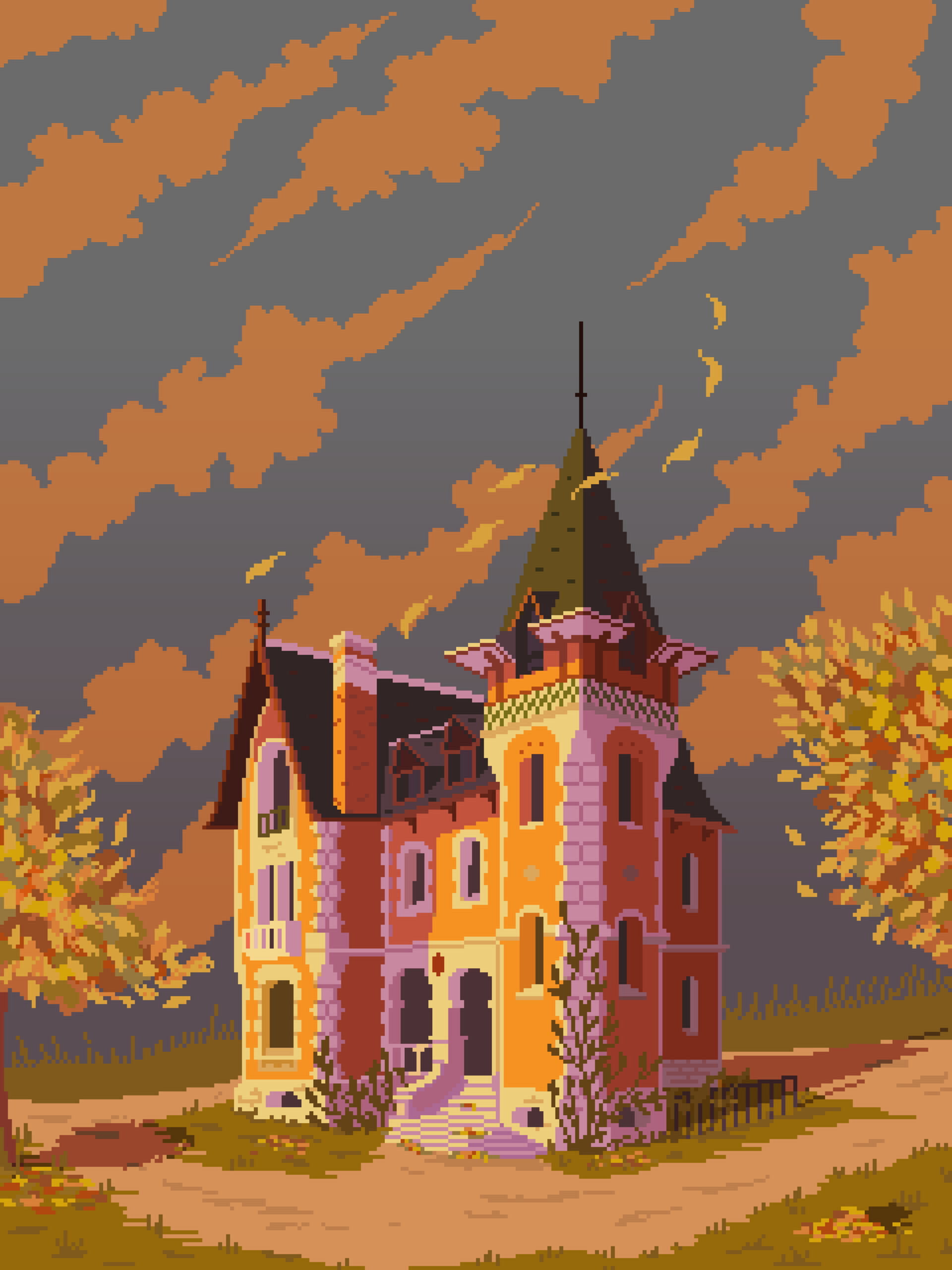 ArtStation - Autumn Mansion