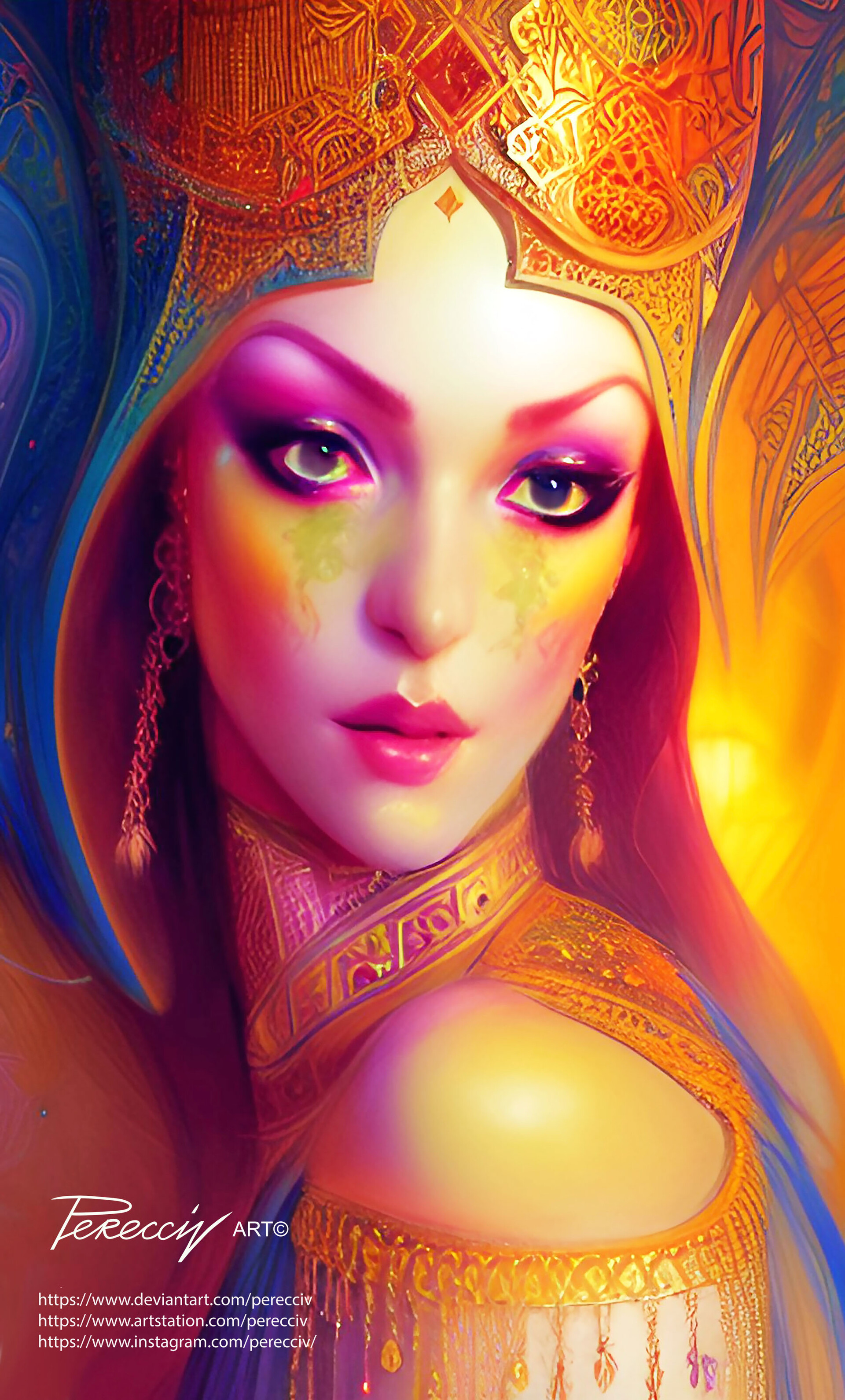 ArtStation - Arabian princess from a fairy tale