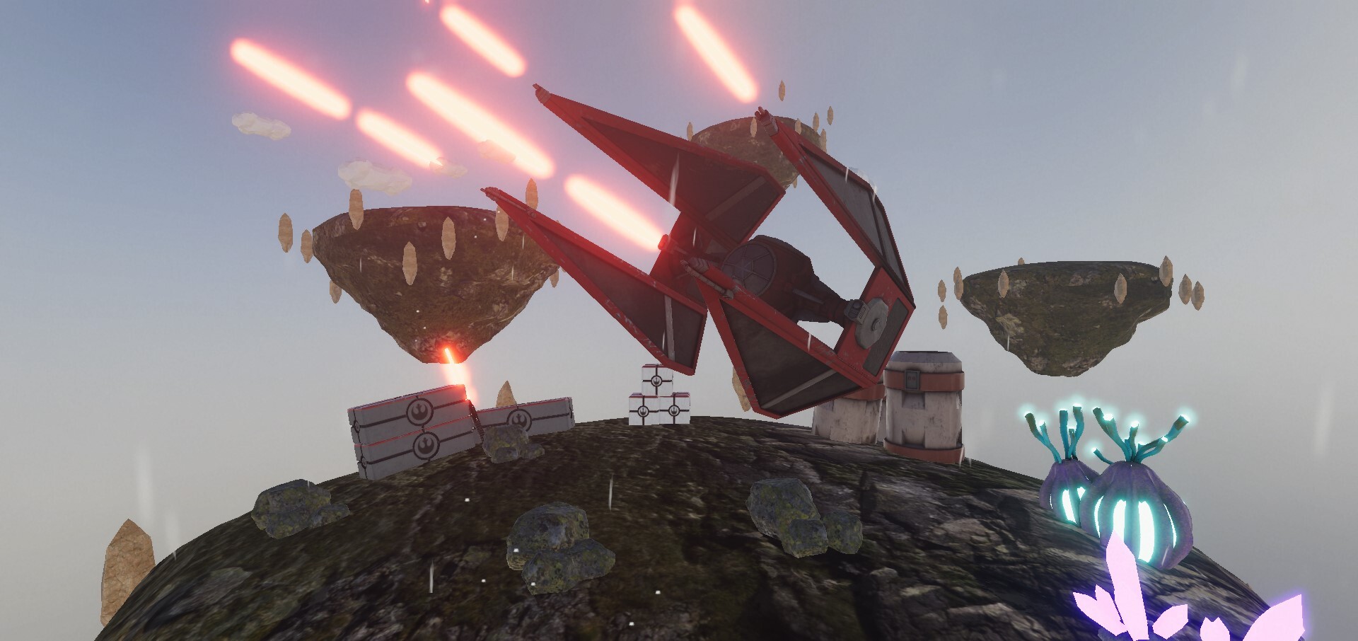 ArtStation - Tie Interceptor mini scene