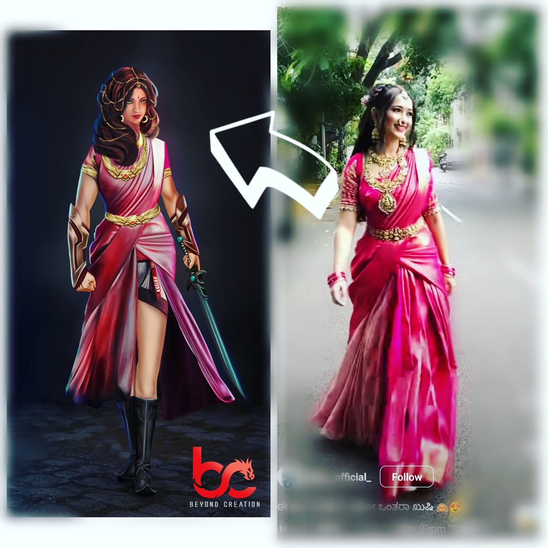 ArtStation - indian desi warrior