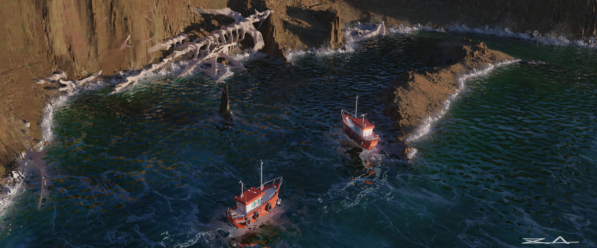 ArtStation - the sea