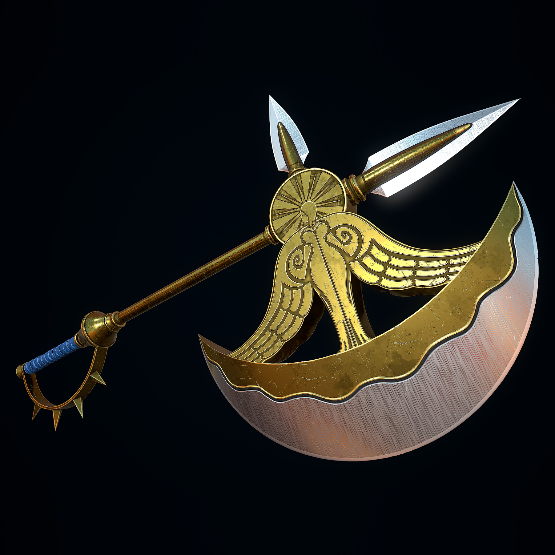 ArtStation - Divine axe Rhitta