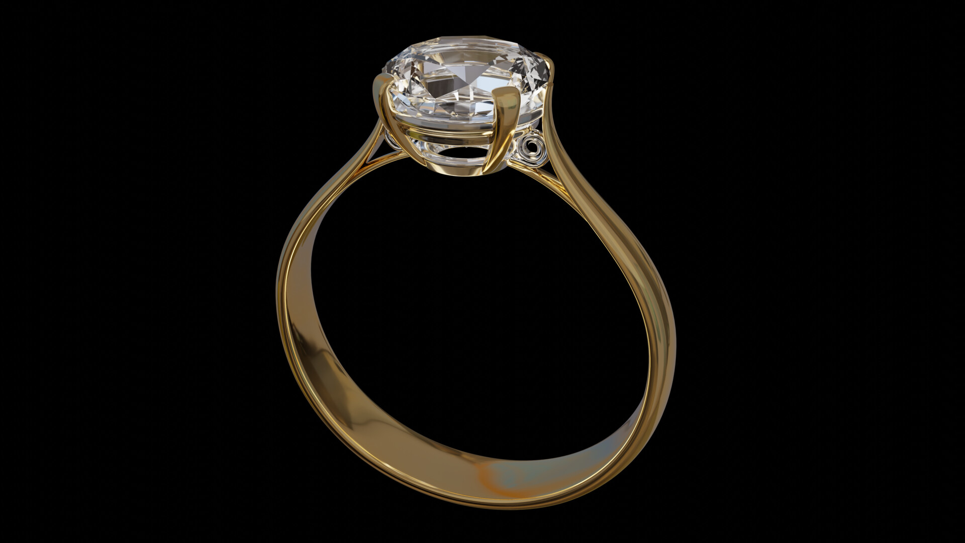 David Frazier - 3D Jewelry/Custom Diamond Ring - Super Low Poly