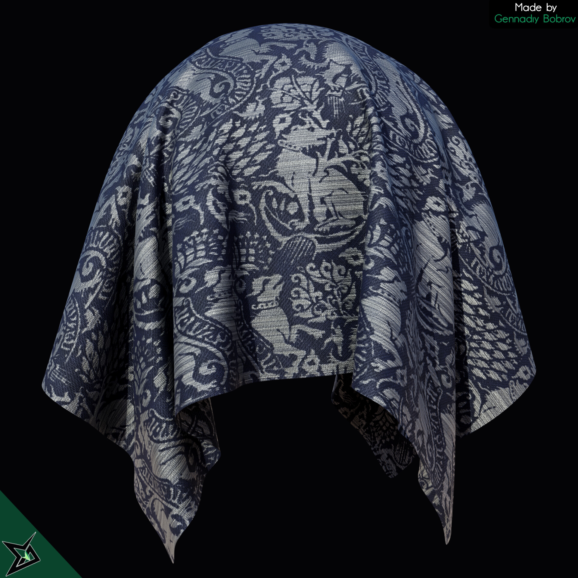 ArtStation - Procedural Medieval Fabric Material