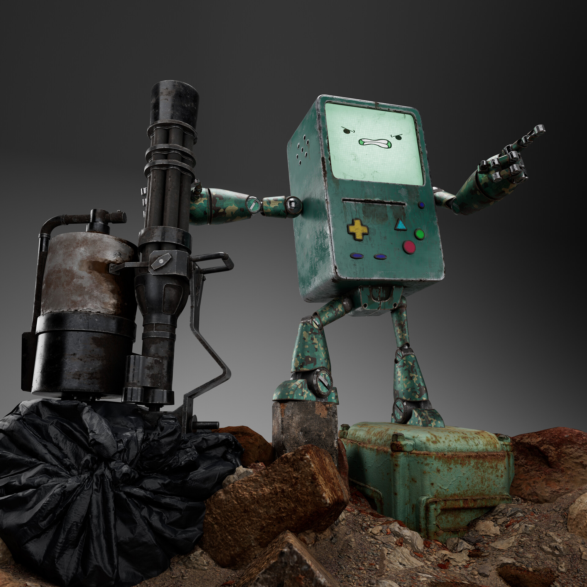 ArtStation - BMO Scrap King