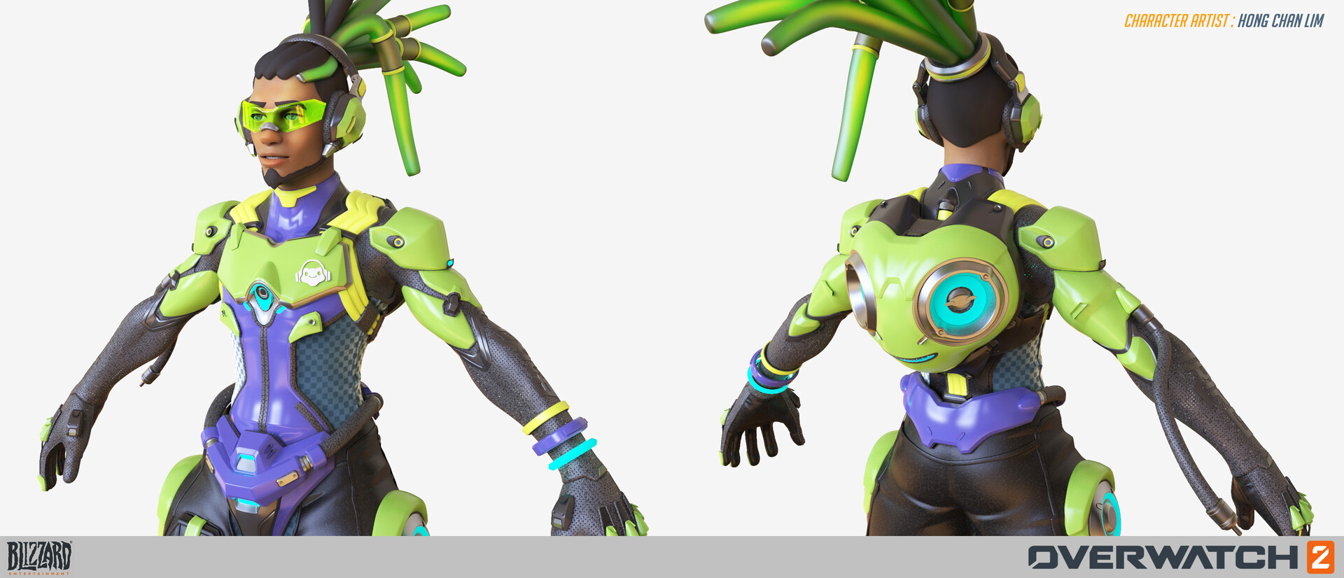 Hong - Overwatch 2 Lucio Highpoly