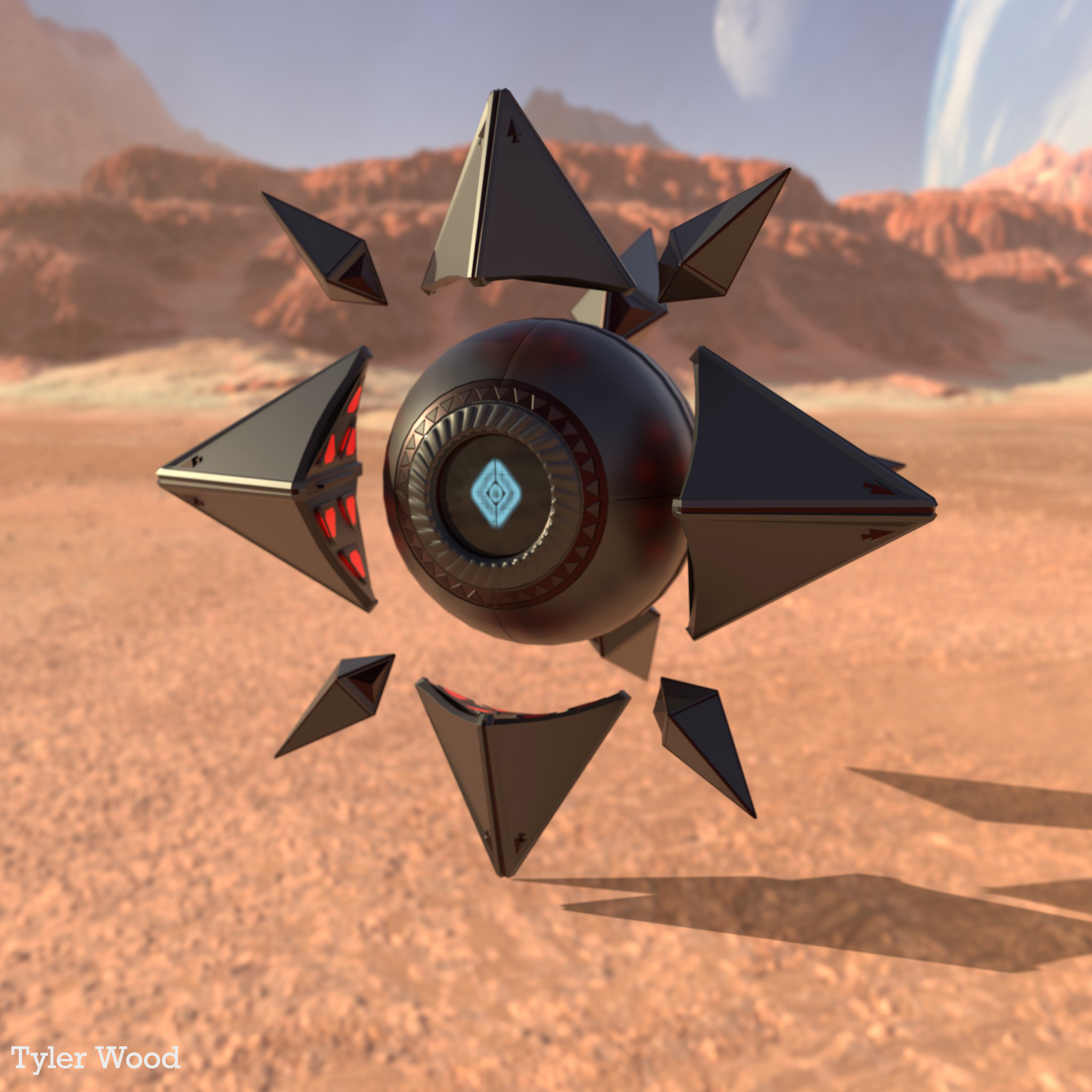 Tyler Wood - Sagira Ghost Shell - Texture Painting and Sculpting Final ...