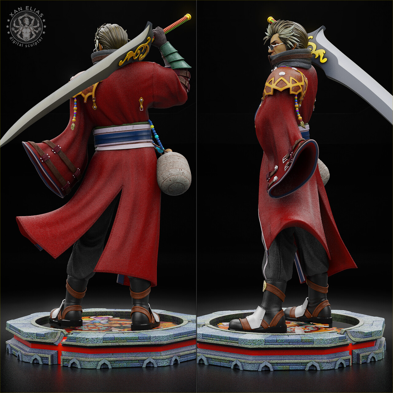 Xan Elías - FFX Auron 1:4 collectible statue