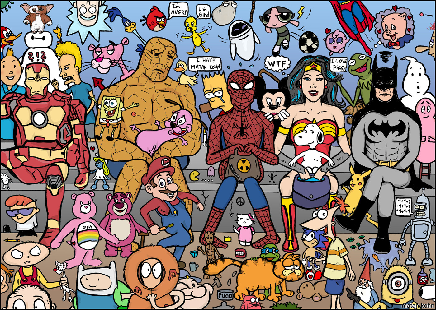 ArtStation - Will you be able to identify all the characters in this ...