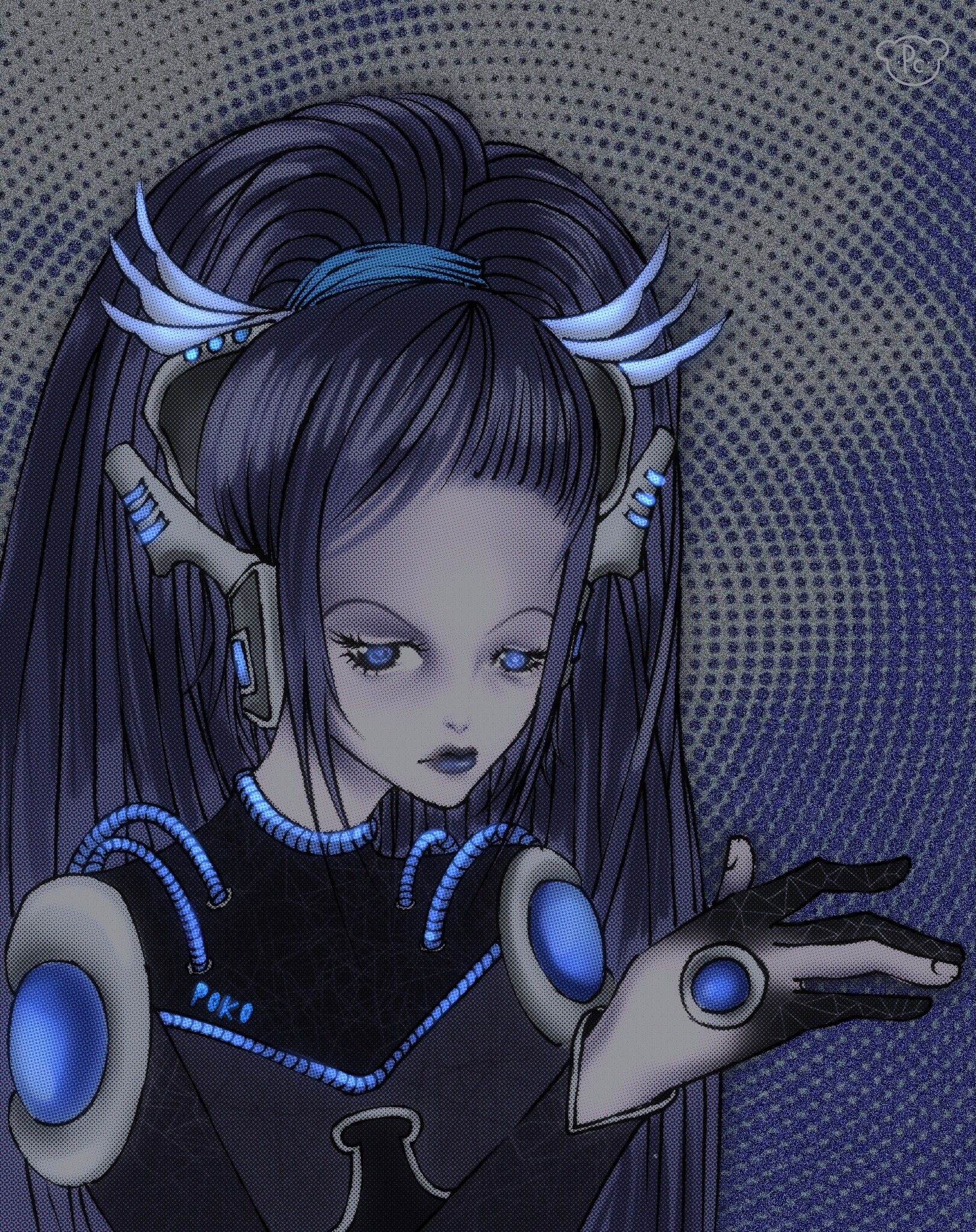 ArtStation - Cyber girl