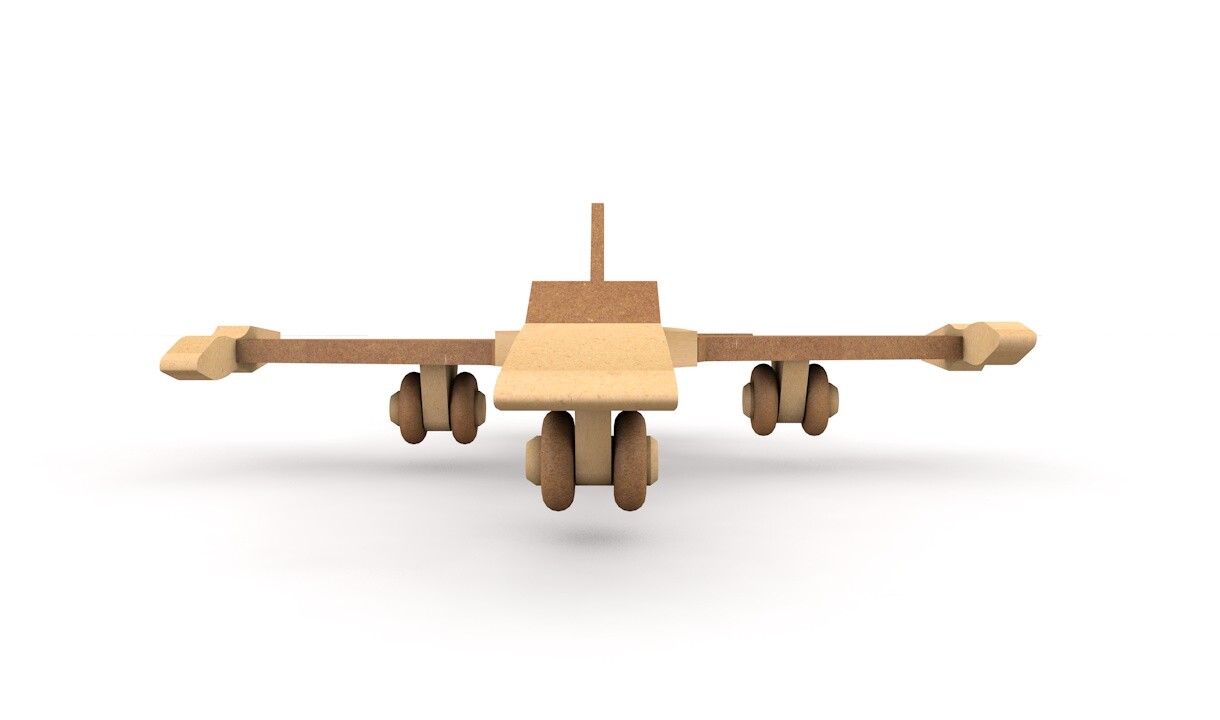 ArtStation - Wooden toy plane